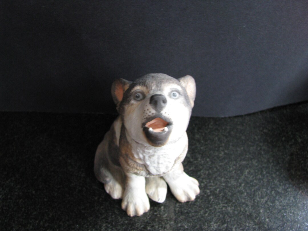 Lenox ENDANGERED BABY ANIMALS Figurine 1991 Gray Wolf Pup 1216927 - Etsy