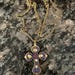 French Enamel Cross Pendant and Chain Cross Marked France - Etsy Canada