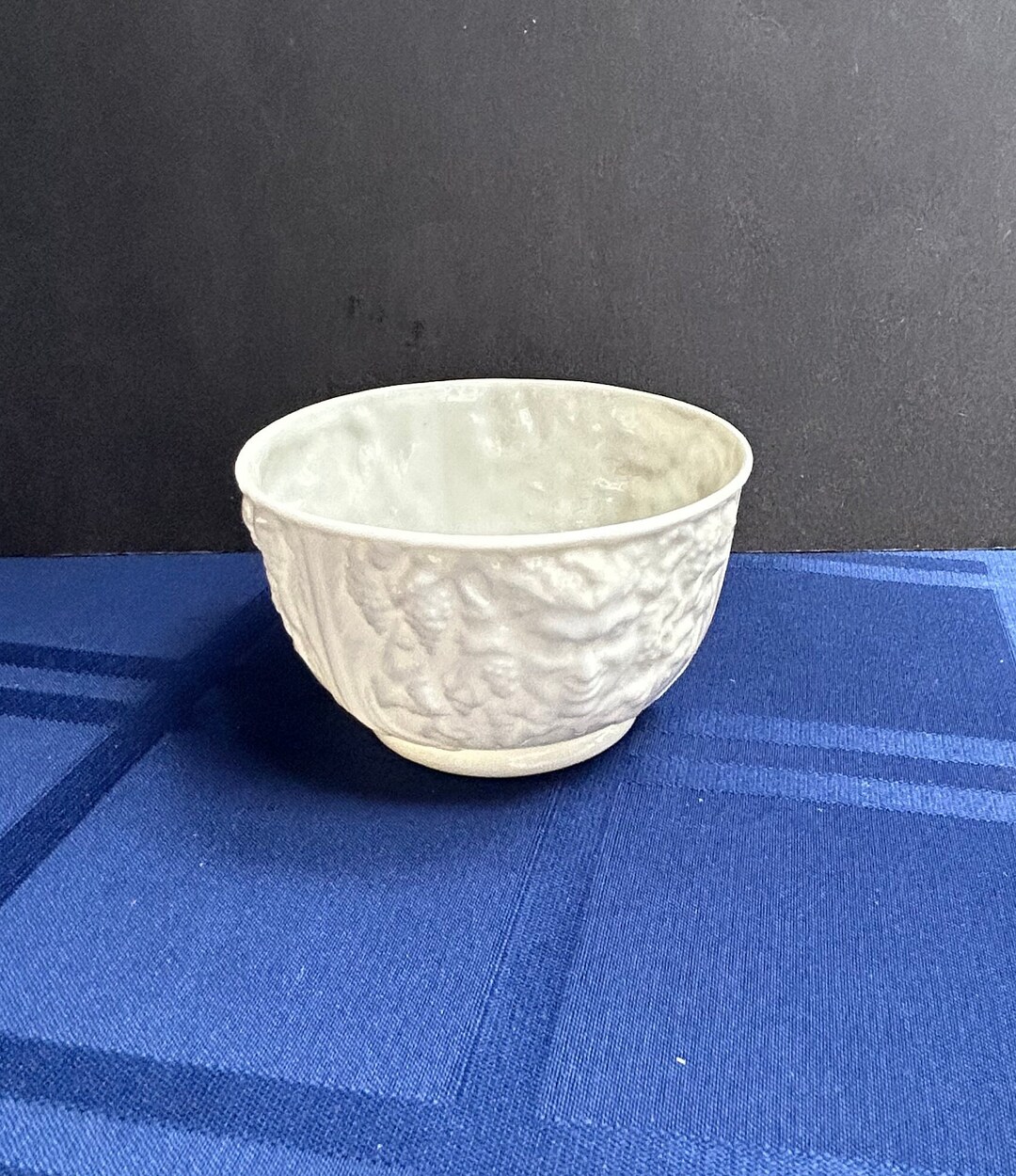 Vintage Belleek Bacchus Pattern 3rd Black Mark Pattern Open Sugar Bowl ...