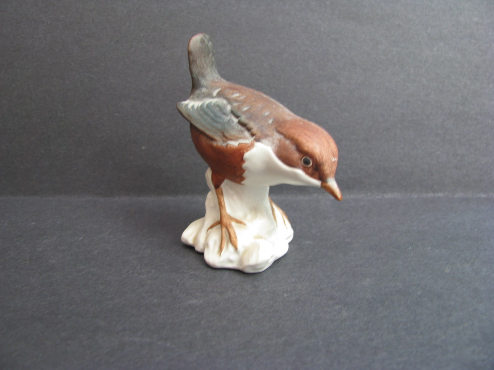 Vintage Goebel West Germany Porcelain Dipper Wren Bird - Etsy