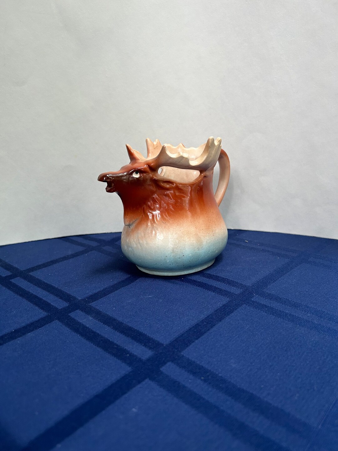 Austrian Porcelain Elk Moose Stag Antler Creamer Pitcher Antique - Etsy