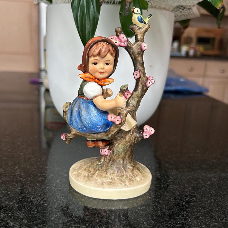 Hummel Girl on Apple Tree - Etsy
