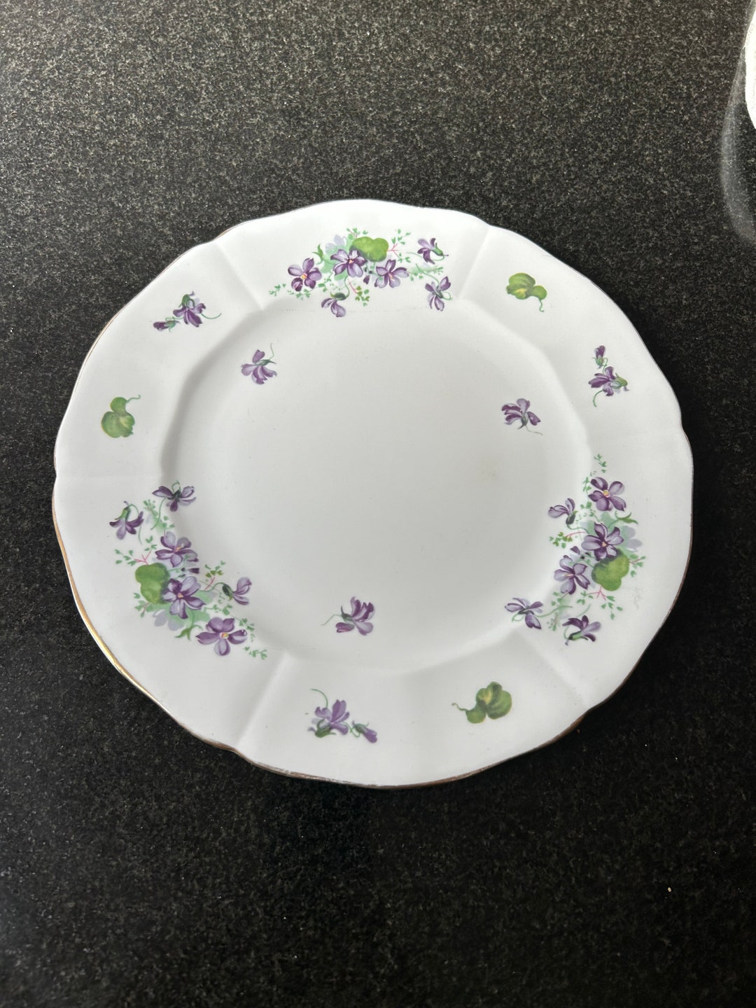 Vintage Adderley Bone China Lawley England 10-1/4" Violet Plates - Etsy