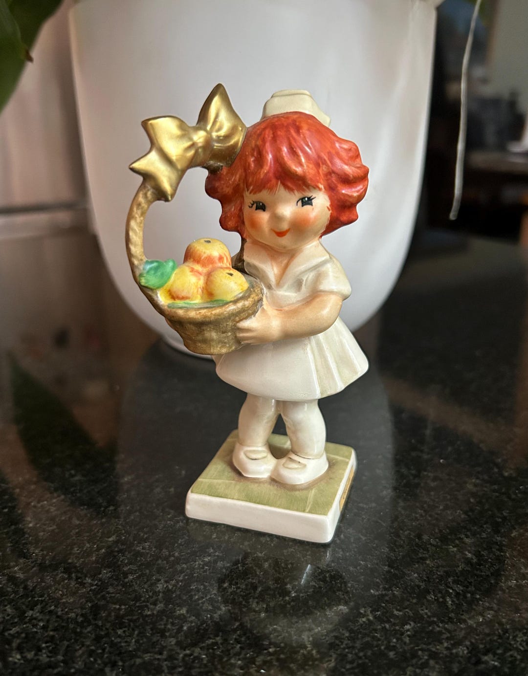 Vintage Goebel Hummel Red Heads Cheer up Nurse Figurine Gift Basket TMK ...