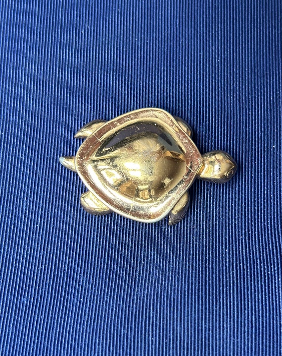 Vintage turtle brooch coro - Gem