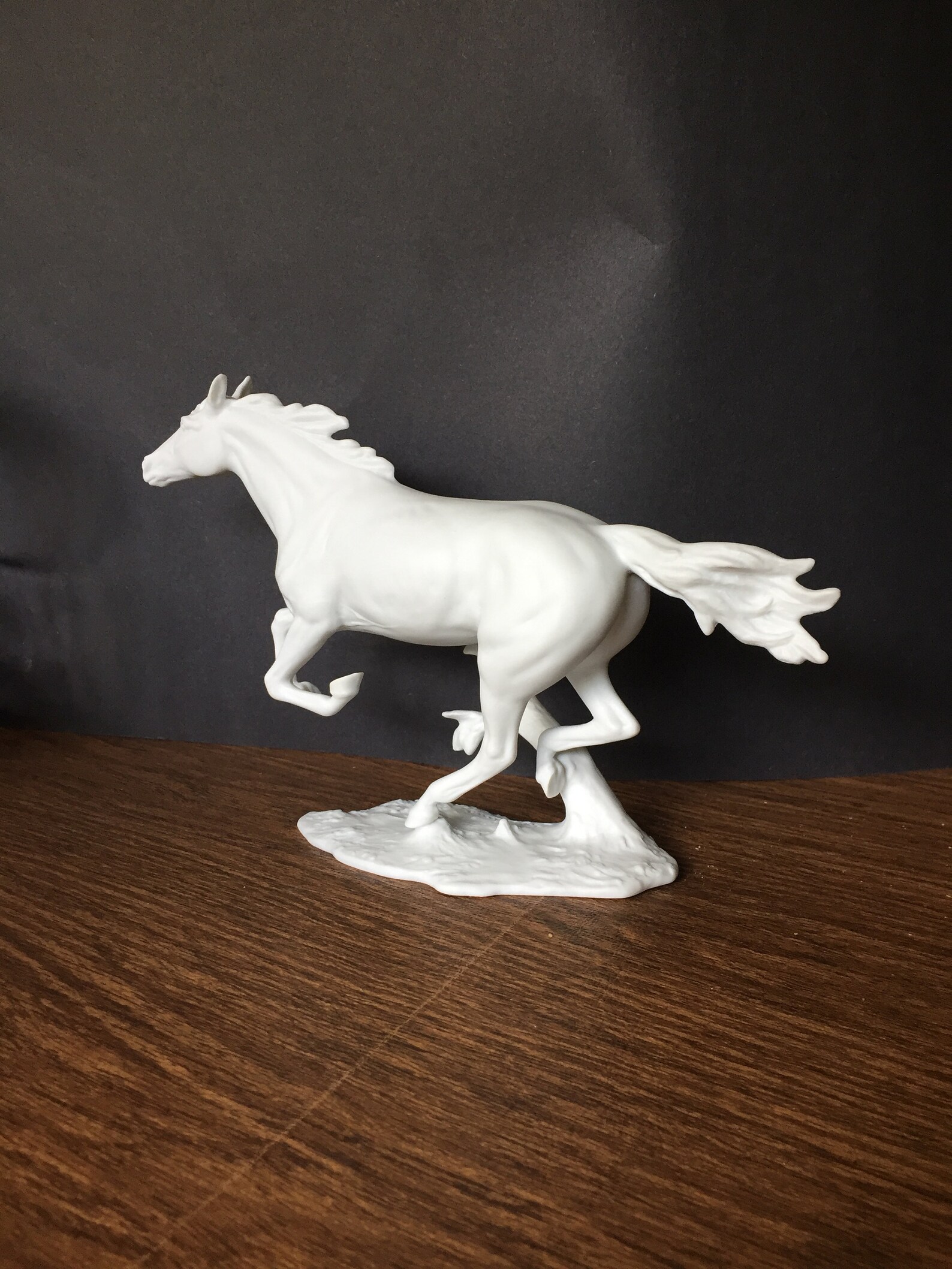 Kaiser Porcelain White Bisque Figurine Horse FINALE G. | Etsy