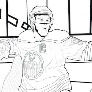 edmonton oilers coloring book