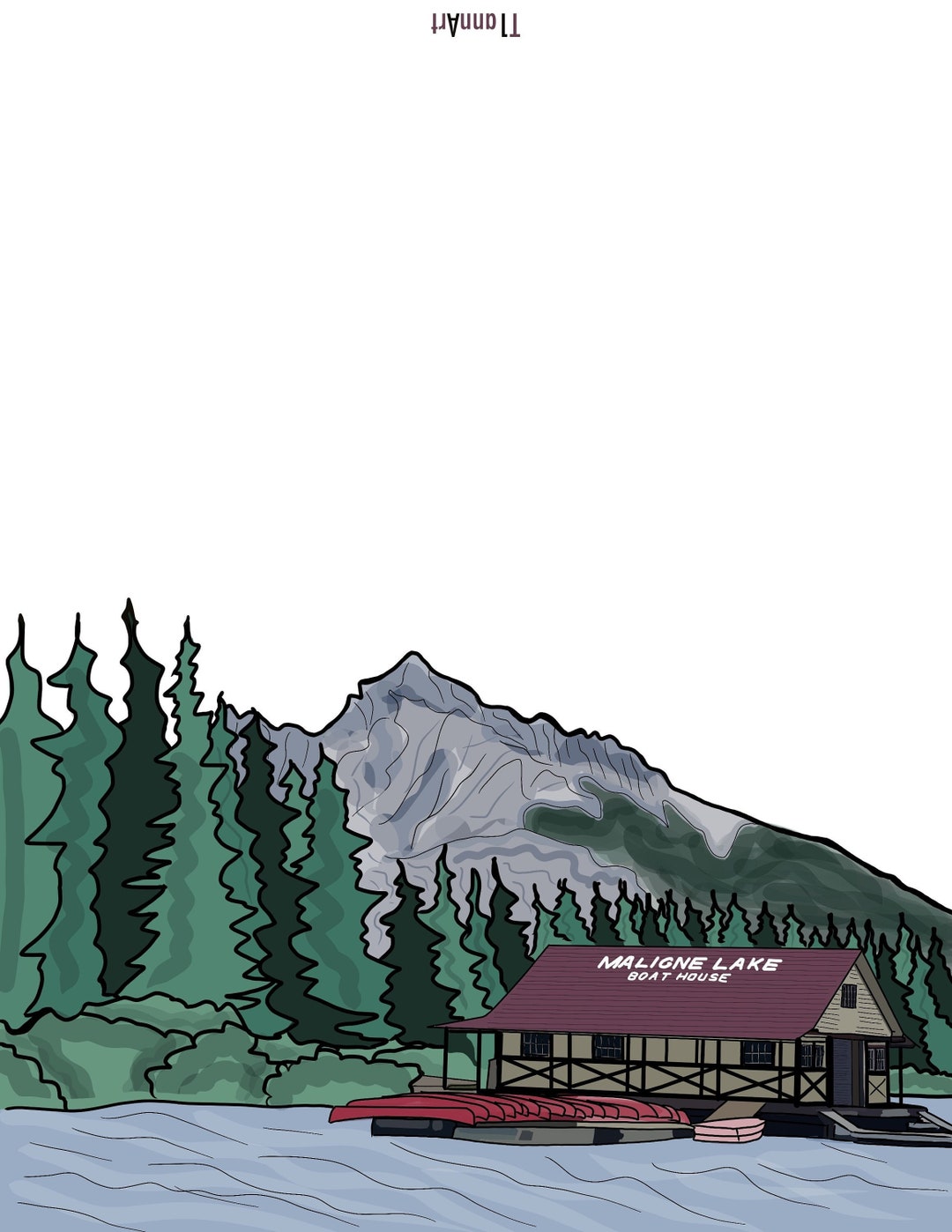 Maligne Lake Card | Jasper National Park Alberta Mountains Rockies ...