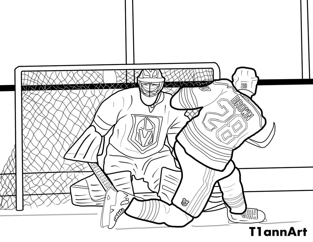 Connor Brown | Edmonton Oilers | 18 | Coloring Page | Colouring | Kids ...