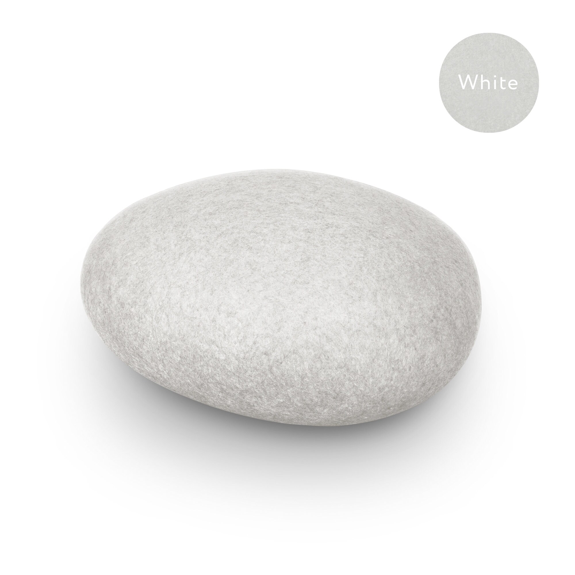 Natural felted wool. Soft stone-pouf. Model Solid. Like real rocks and ...