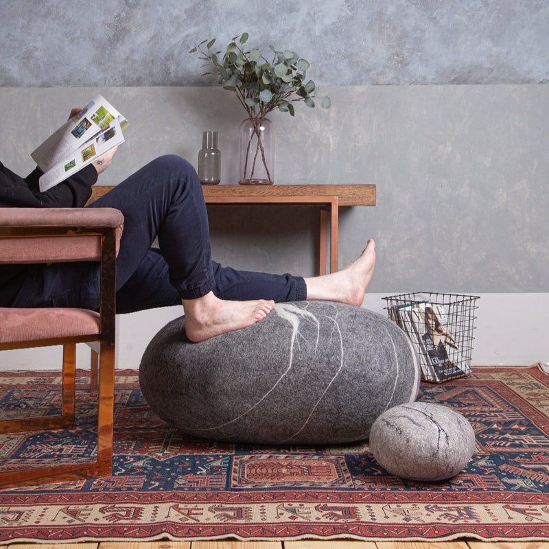 Green Pouf - Etsy