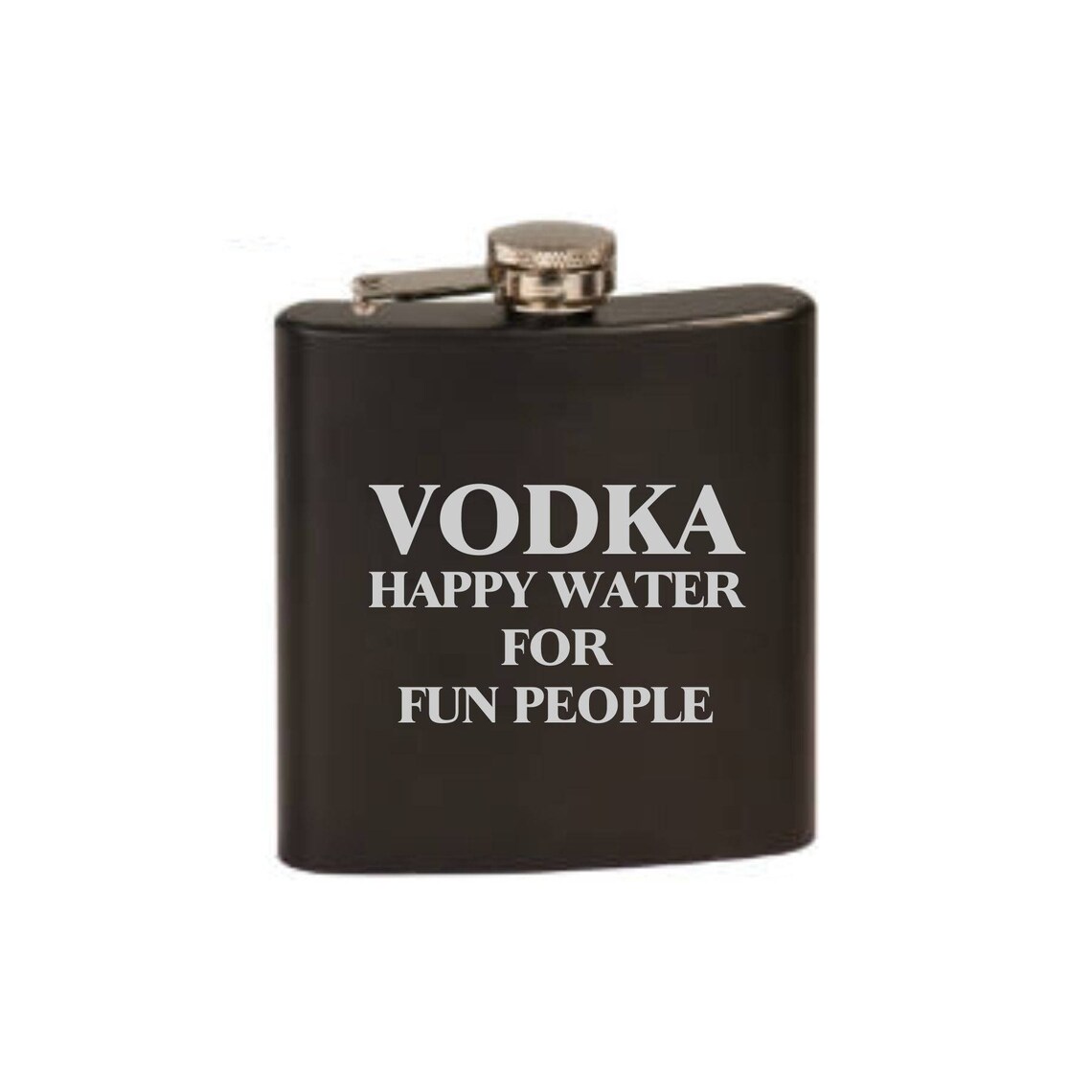 Vodka Happy Water for Fun People Drinking Flask Vodka - Etsy