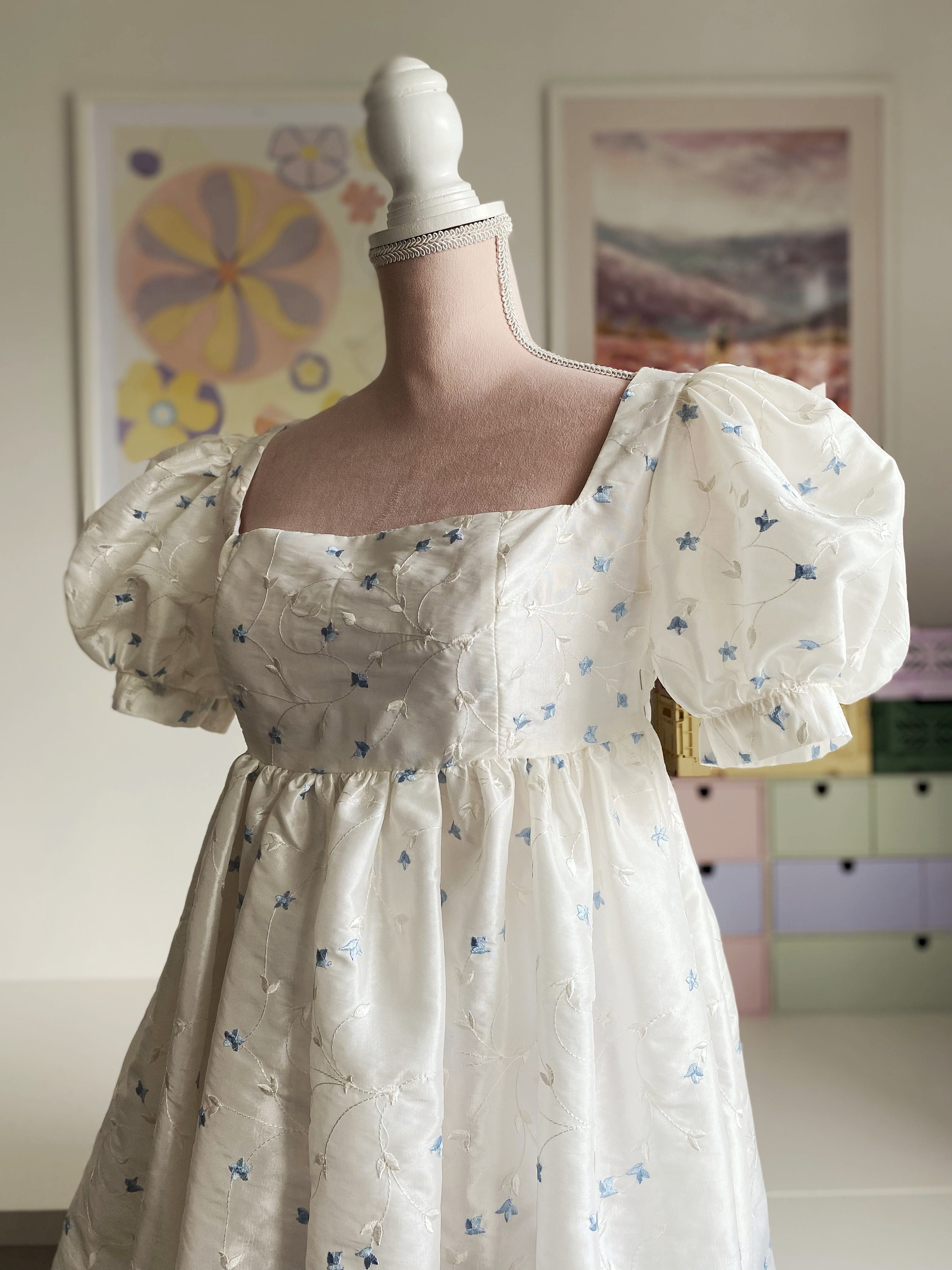 Cleo Empire Dress PDF Sewing Pattern Size 4-24 UK - Etsy