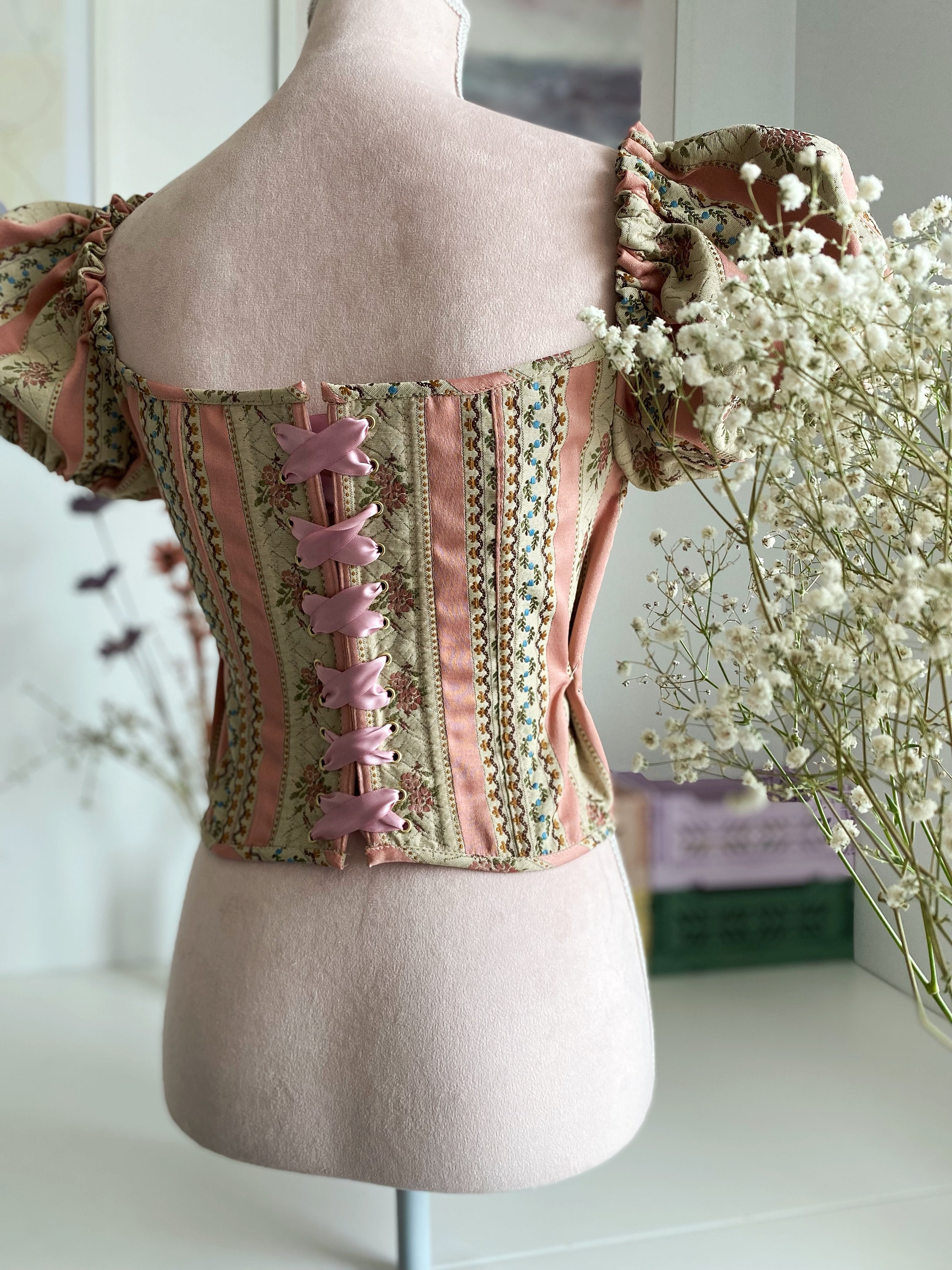 Rose Bustier With Puff Sleeves PDF Sewing Pattern Size 4-24 (UK) - Etsy