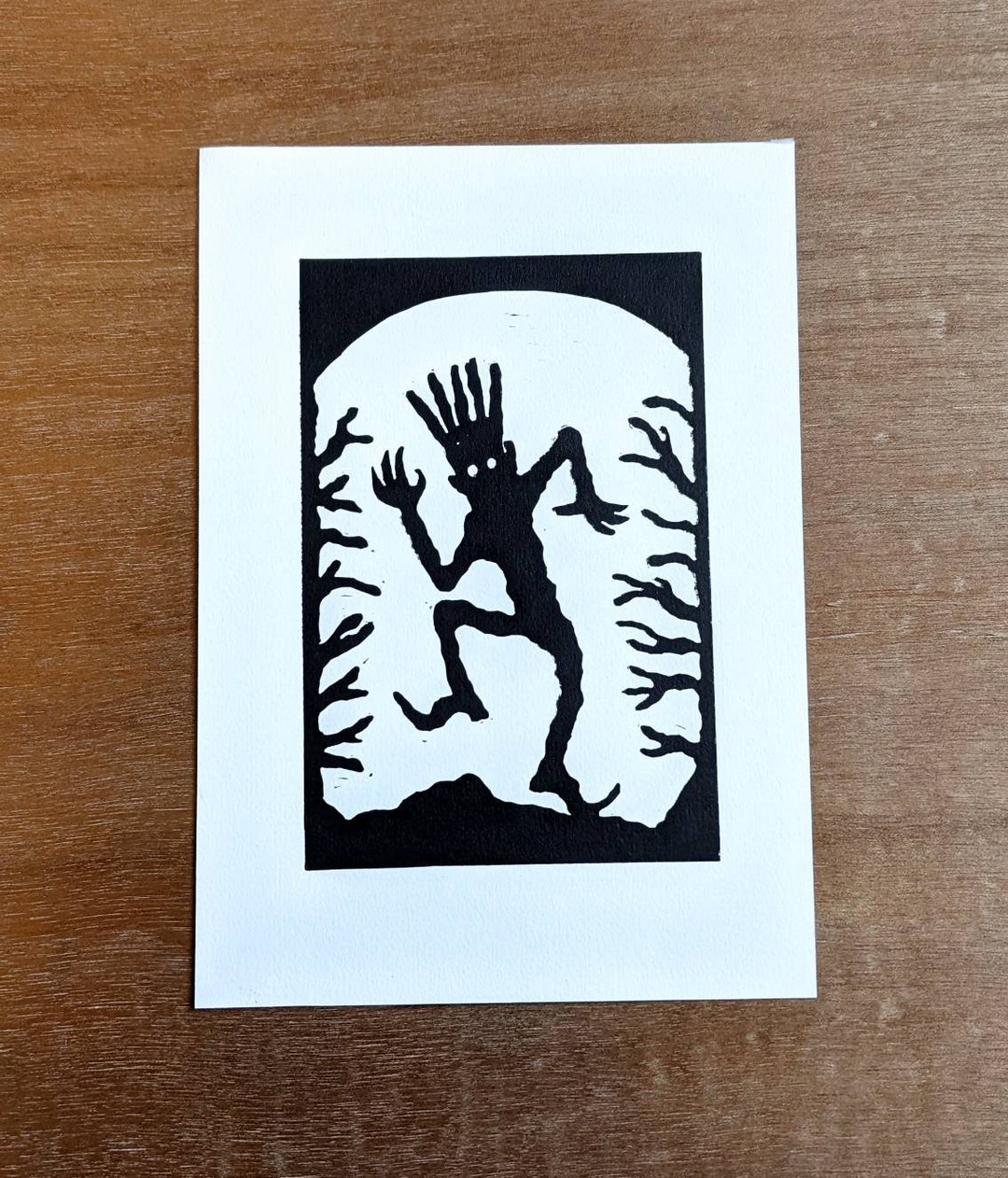 The Judderman Linocut Print - Etsy