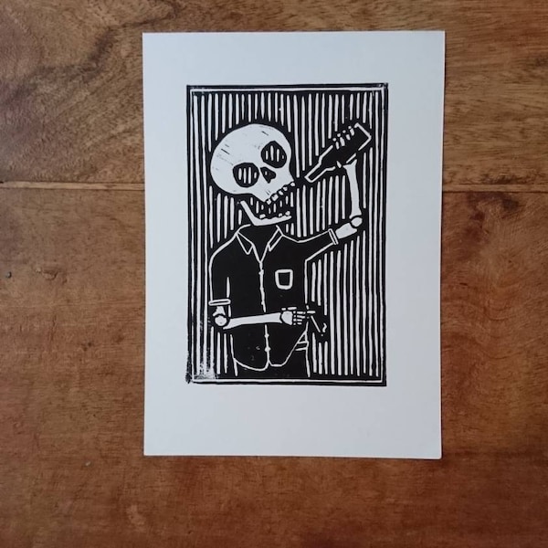 Linocut - Etsy.de