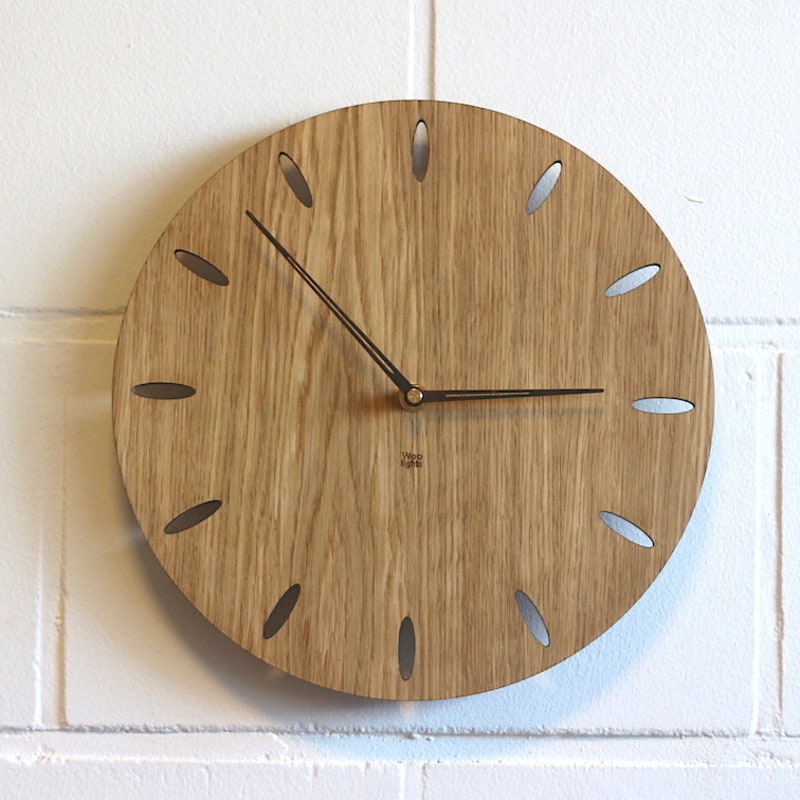 Wooden Wall Clock - Etsy UK