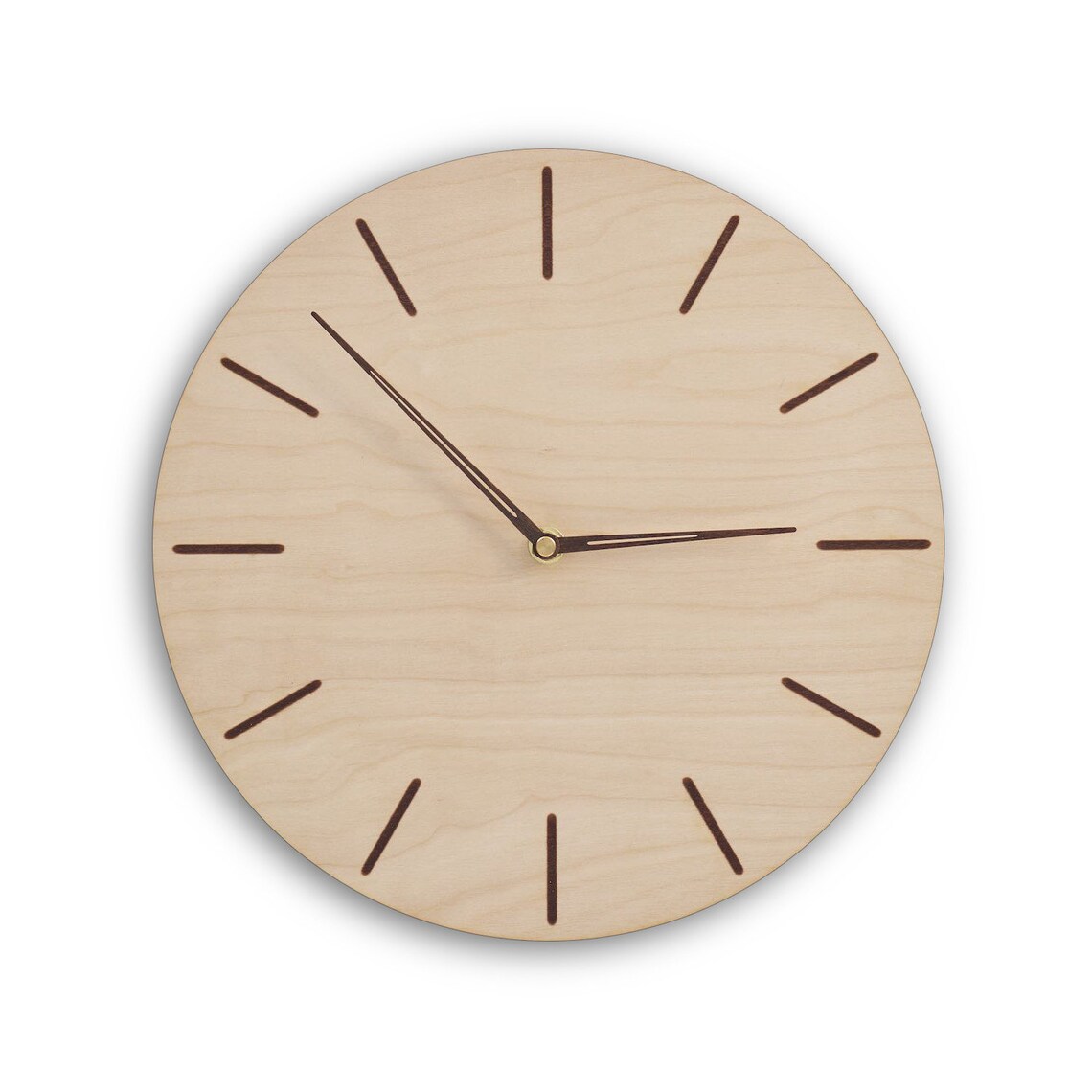 Modern Wood Wall Clock Contemporary Wooden Clock for Wall | Etsy