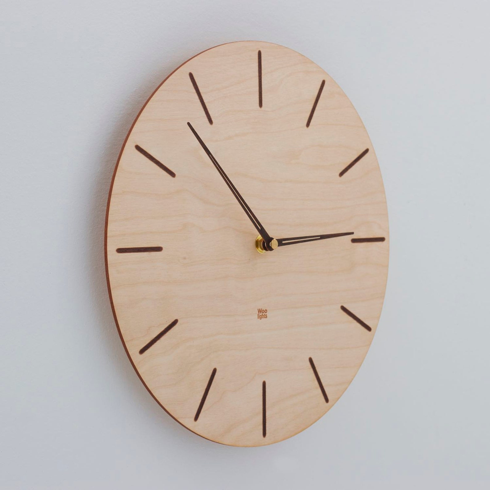 Modern Wood Wall Clock Contemporary Wooden Clock for Wall - Etsy