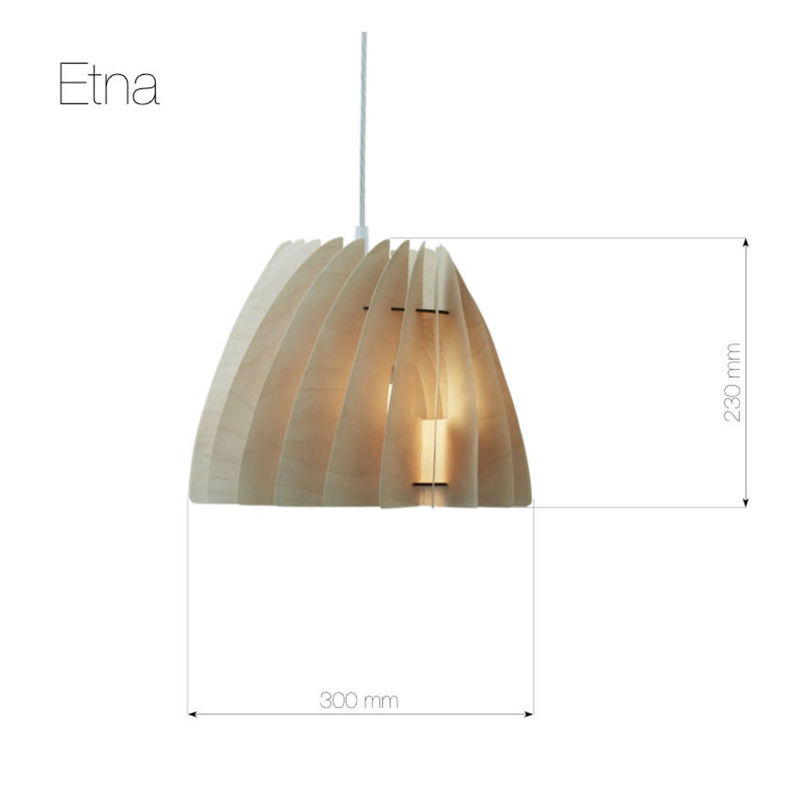 Small Wooden Pendant Light Made of Unique Decorative Thin - Etsy