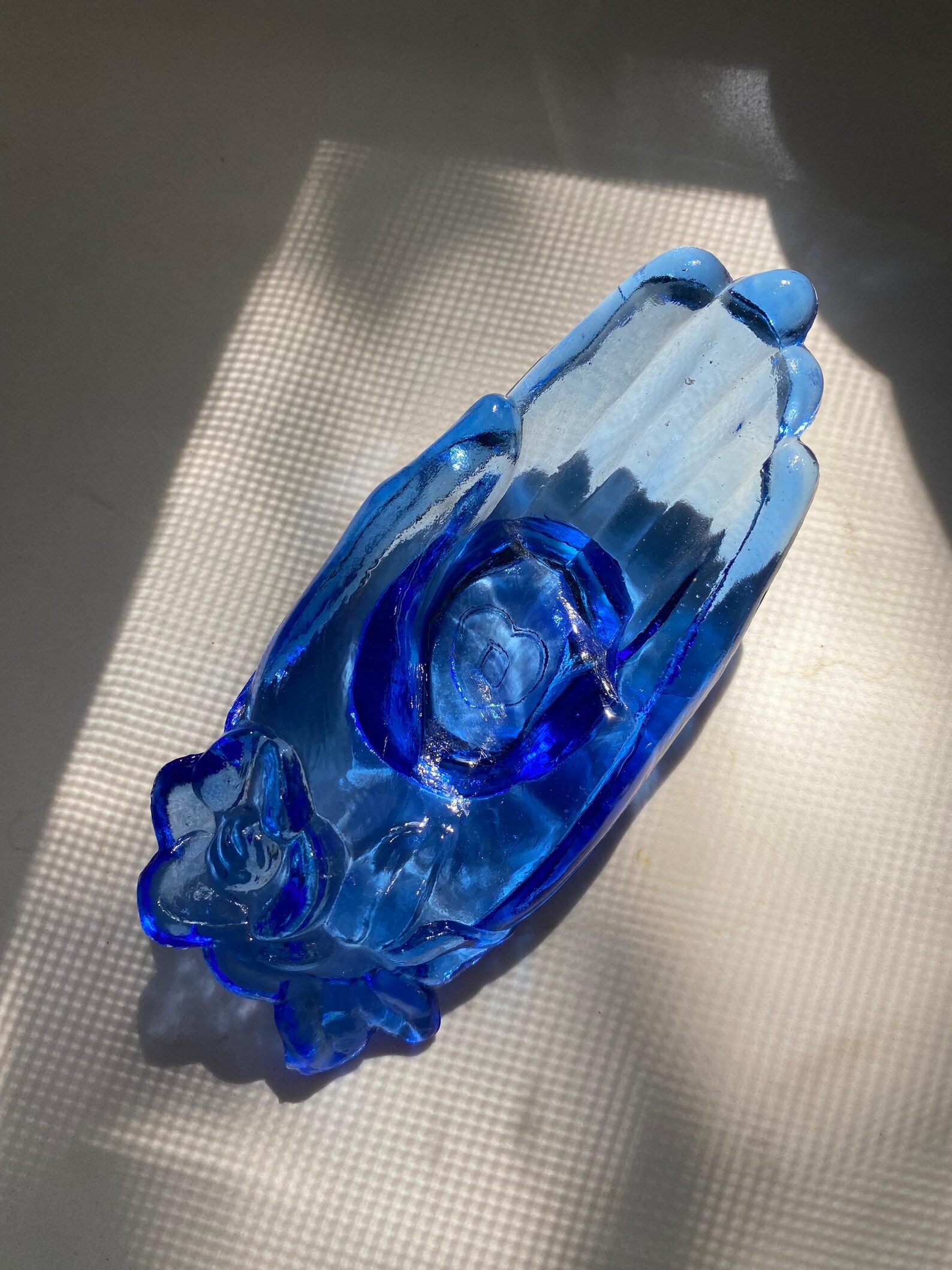 Blue Hand Catch All Tray, Vintage Jewelry Tray, Home Accessories ...