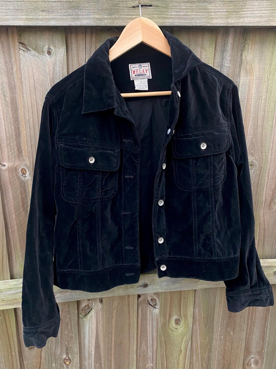 Black Velvet Vintage 1990s Jacket, 90s Velvet Jacket, Small Velvet ...