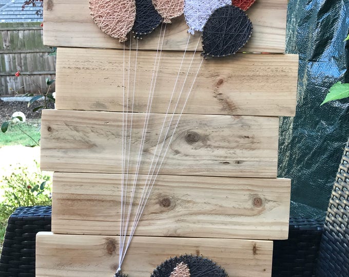 Elephant and Balloons String Art Baby Shower Nursery Decor - Etsy