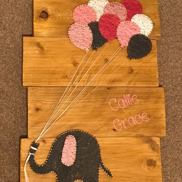 Elephant String Art - Etsy UK