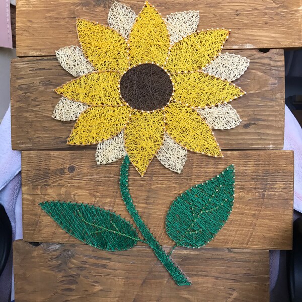 Sunflower String Art - Etsy