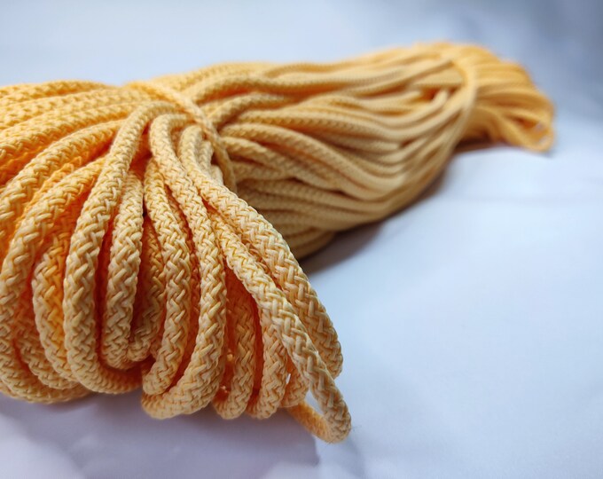 Peach Crochet corde chunky 6mm, Crochet corde chunky, corde de ...