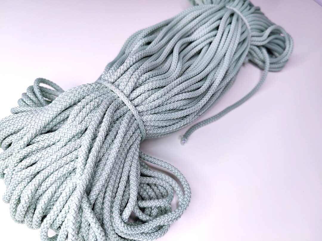 Mint Crochet Chunky 6mm Rope, Crochet Chunky Rope, Polyester Rope ...