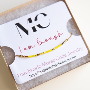 Custom Morse Code Bracelet - Very Dainty Glass Miyuki and Gold Filled Beads and Gold Filled ...