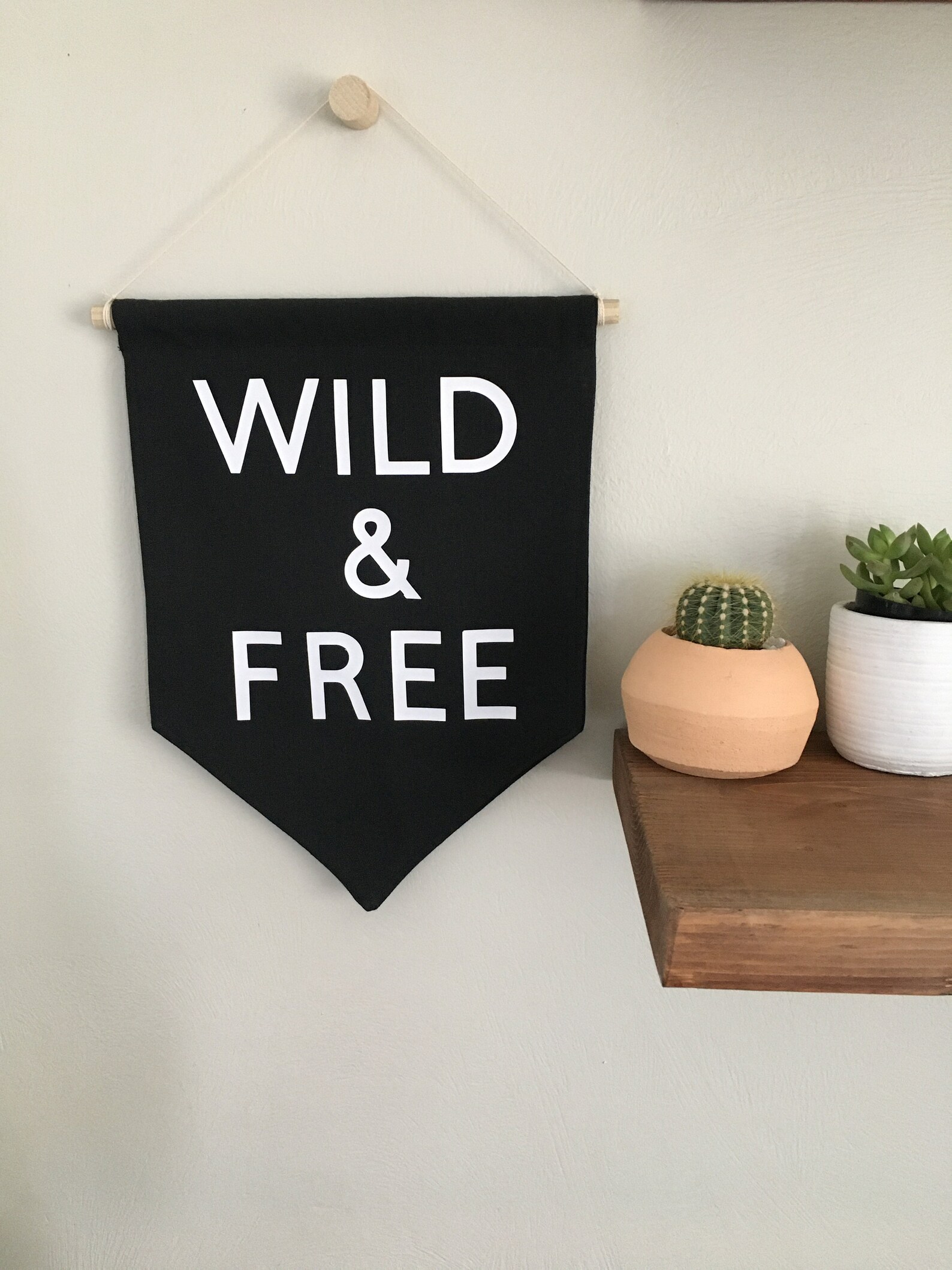 Wild and Free Wall Banner - Etsy