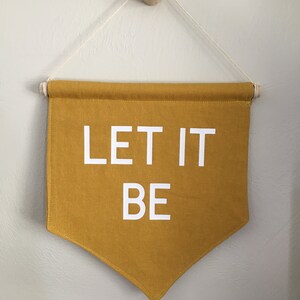 Let It Be Wall Banner - Etsy