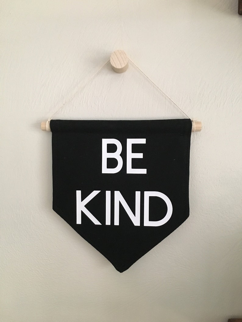 Be Kind Wall Banner - Etsy