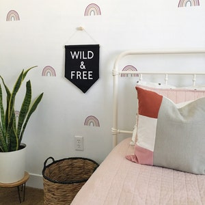 Wild and Free Wall Banner - Etsy