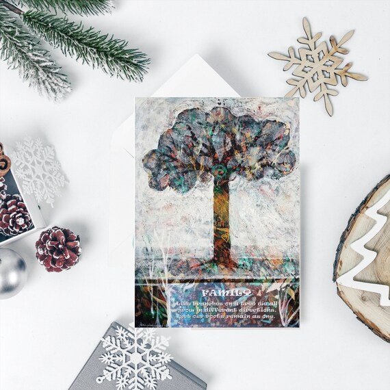Family Tree Cards Like Branches on a Tree wonderful card for | Etsy