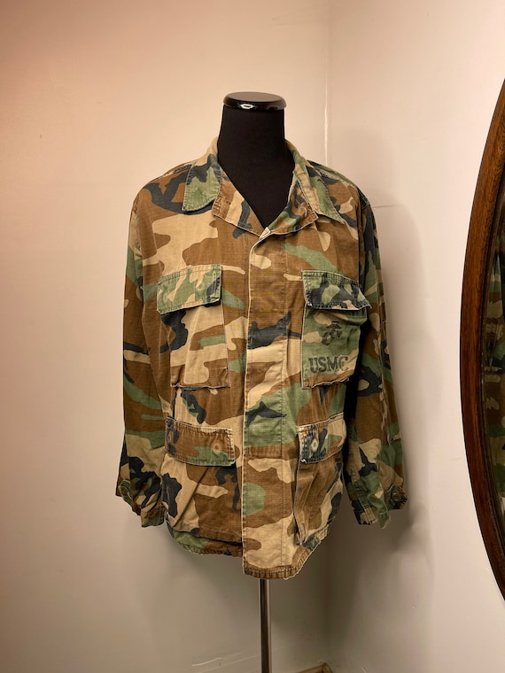 Vietnam Era ERDL USMC Camo Uniform Jacket - Gem