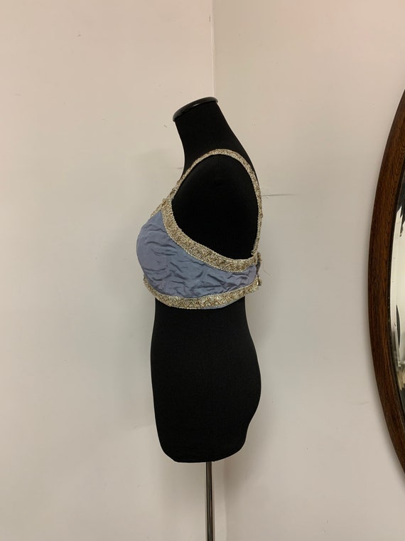 Antique 1940’s Burlesque Bra Handmade - Gem