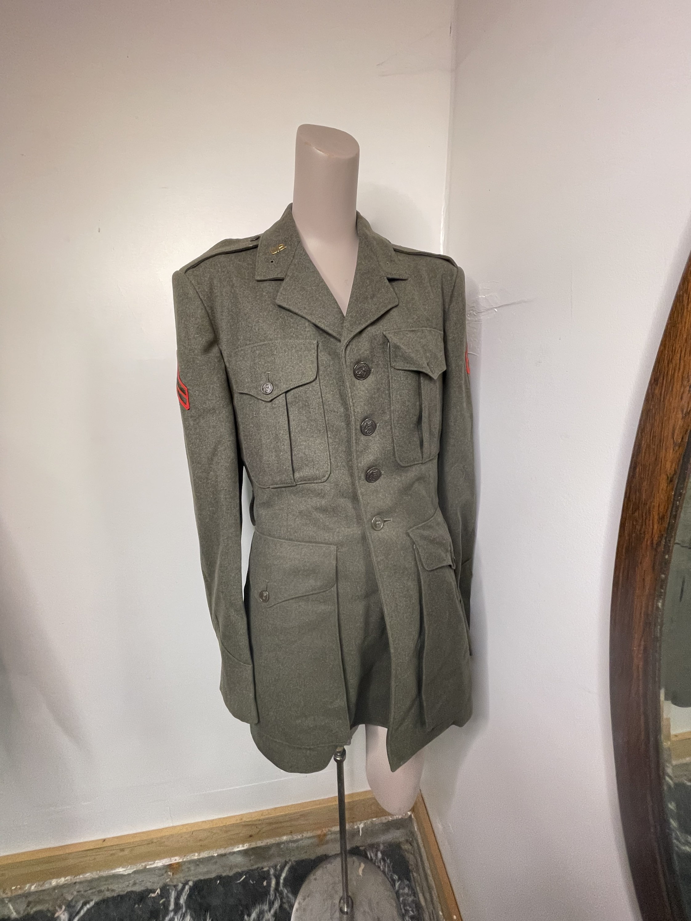 WW2 USMC Corporal Dress Uniform Jacket - Etsy