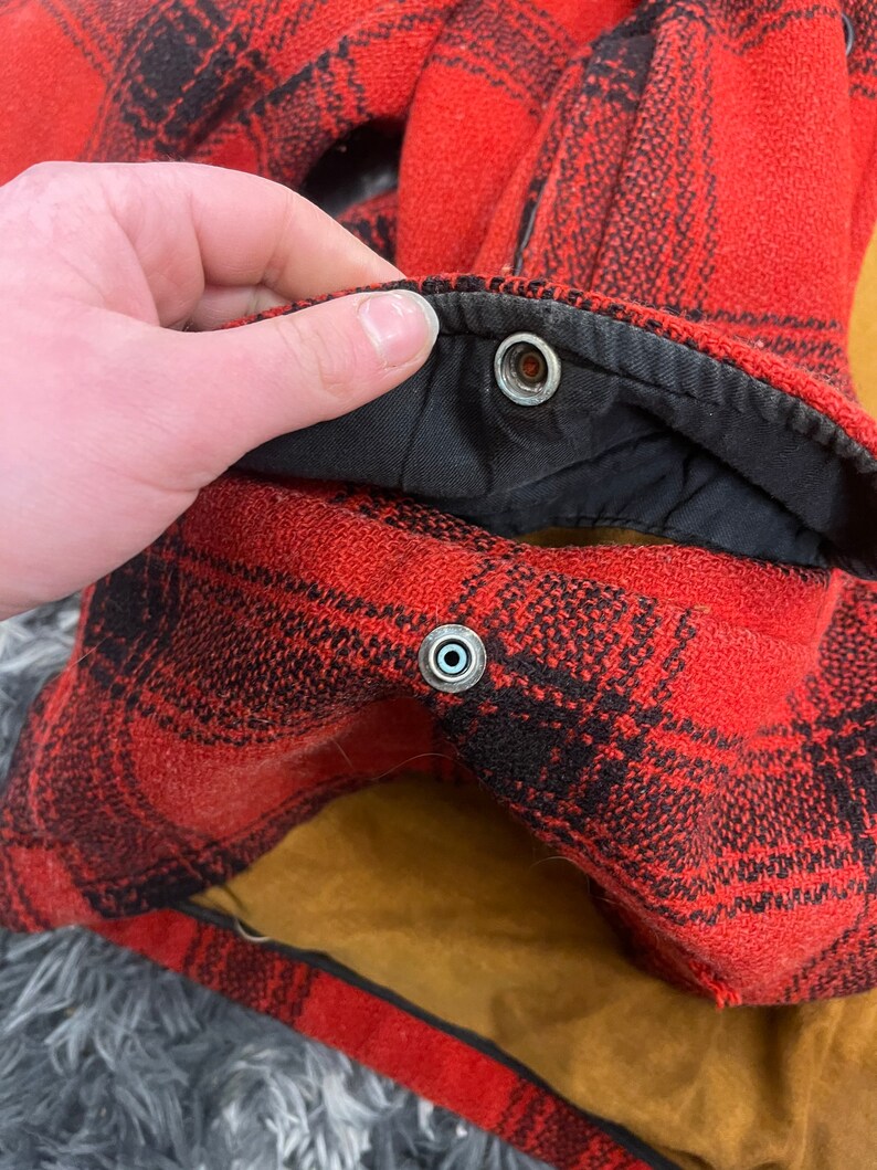 1950s Red Hunting Hand Tailored Plaid Coat - Etsy