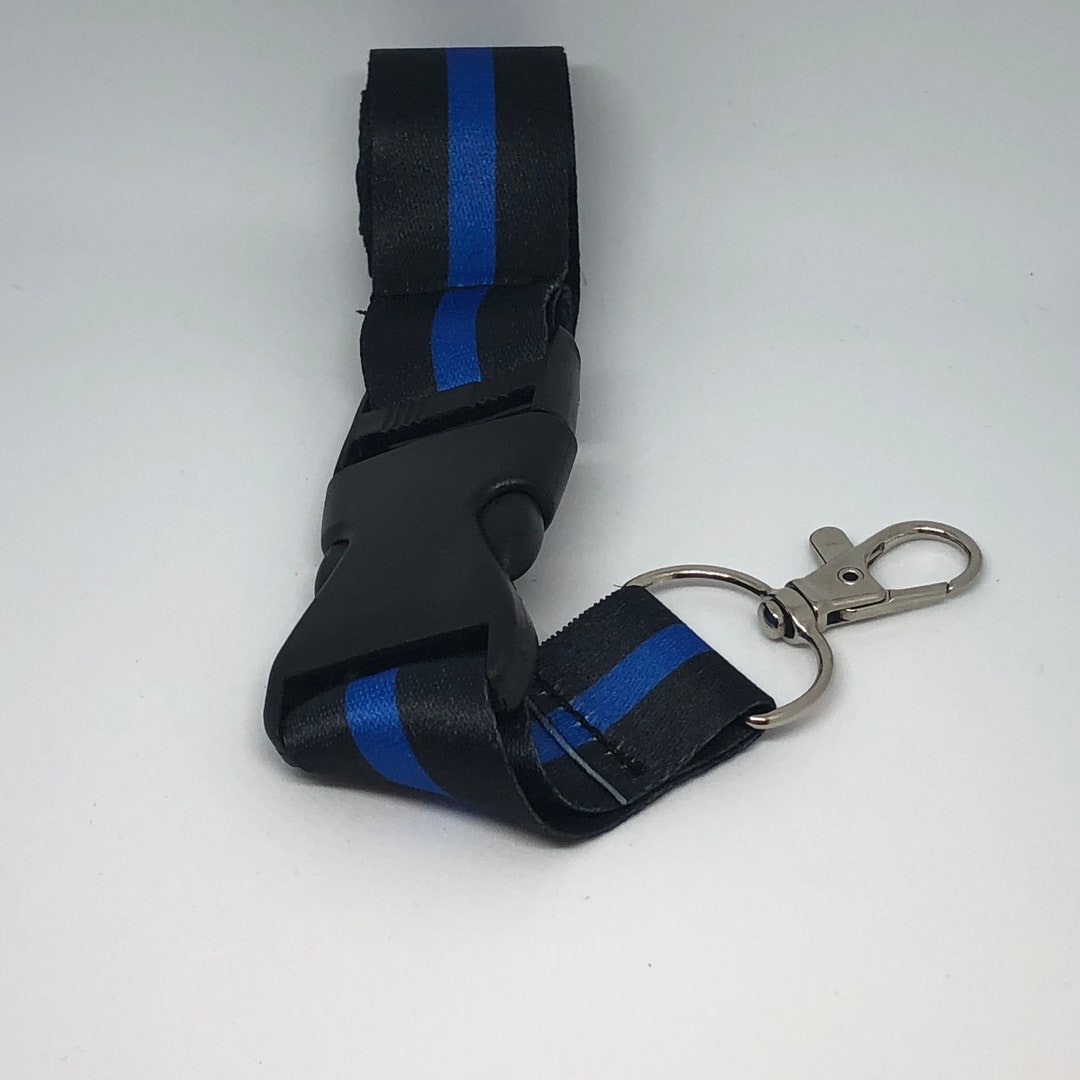 Thin Blue Line Lanyard - Etsy