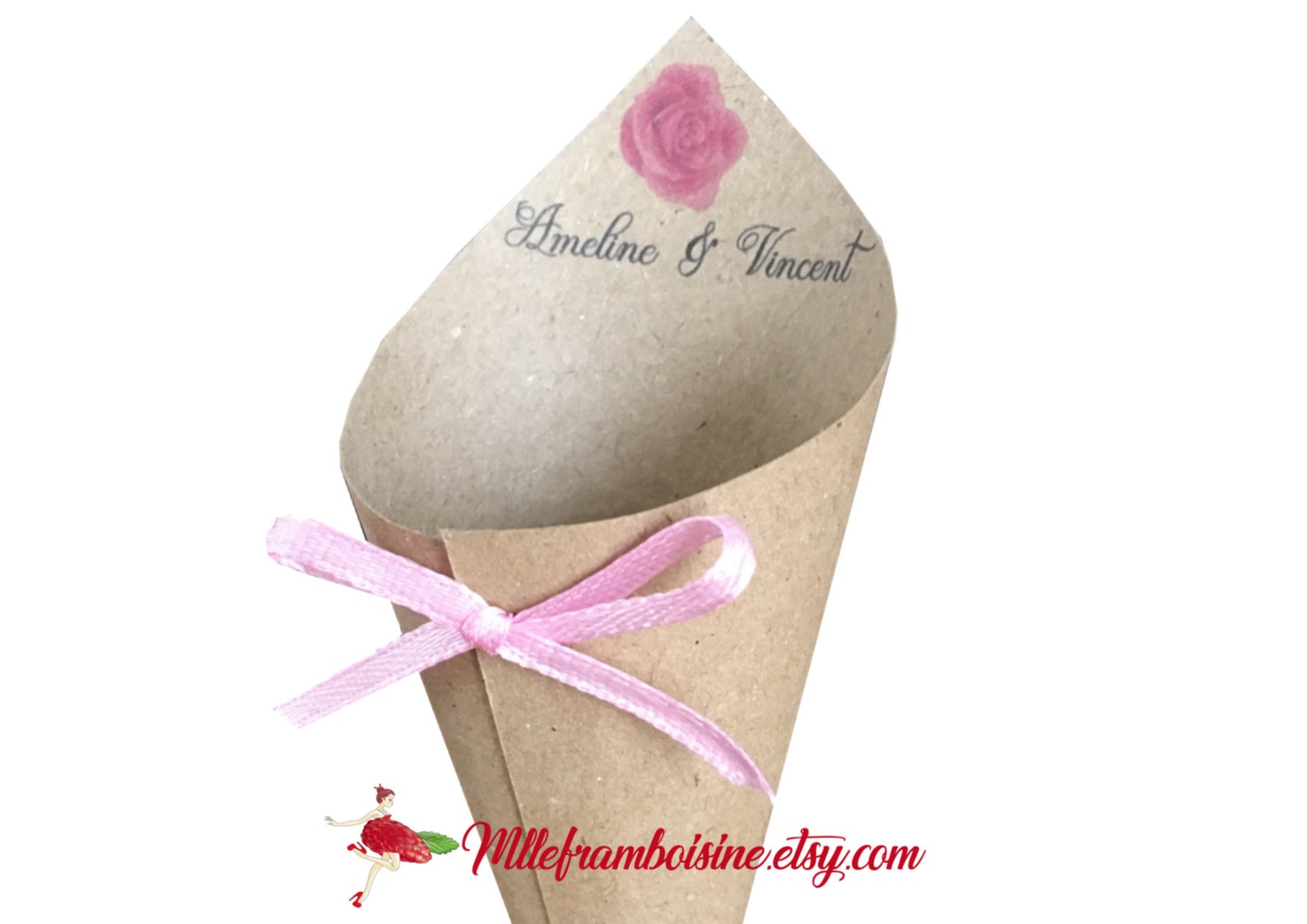 Mini Cornet for Confetti Church Outing Wedding Natural - Etsy UK