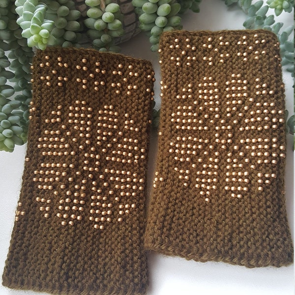Beaded Wrist Warmers - Etsy