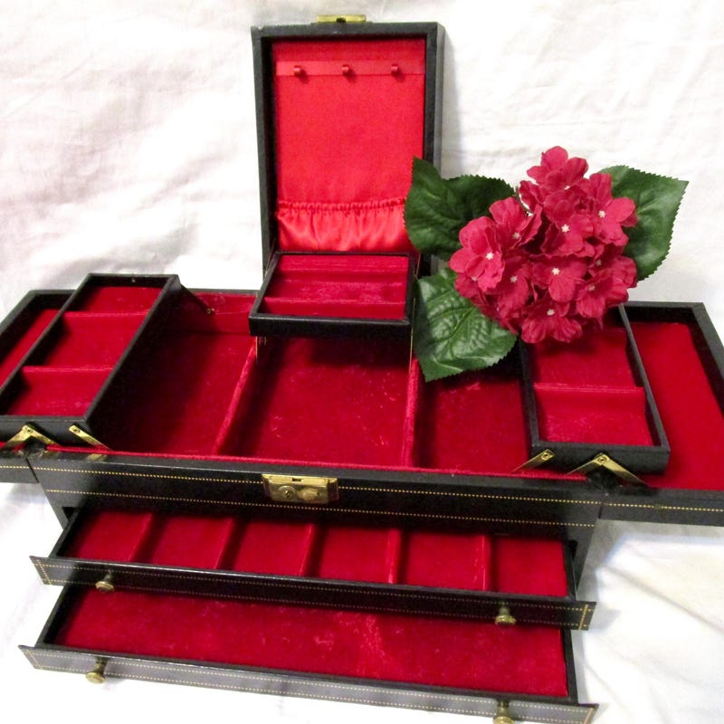 Jewelry Boxes 1950s - Etsy