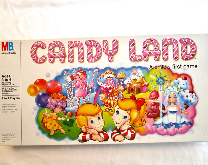 Vintage Candy Land Board Game 1984 Complete Milton Bradley Ages 3-6 ...