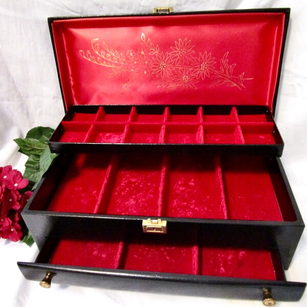 Black Jewelry Box - Etsy