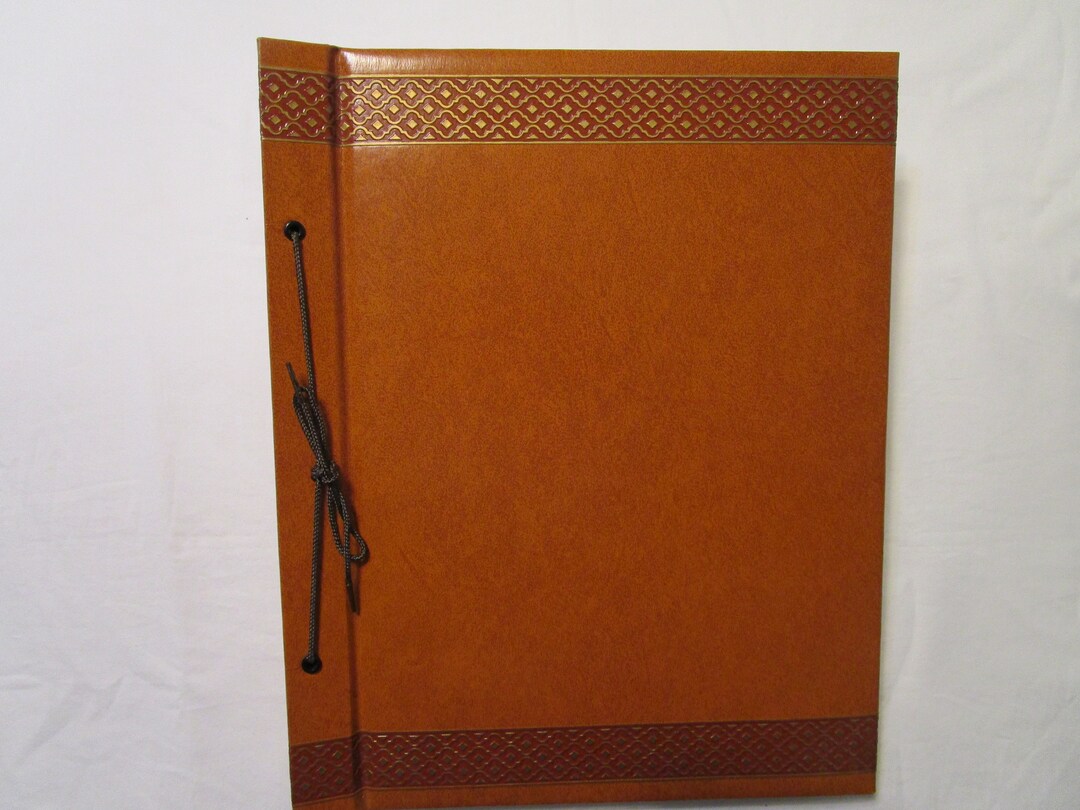 Vintage Scrapbook Photo Album 50 Paper Pages Padded Vinyl - Etsy