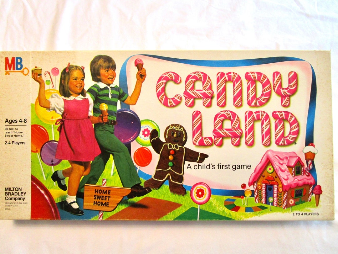 Vintage Candy Land Board Game 1978 Complete Milton Bradley Ages 3-6 ...