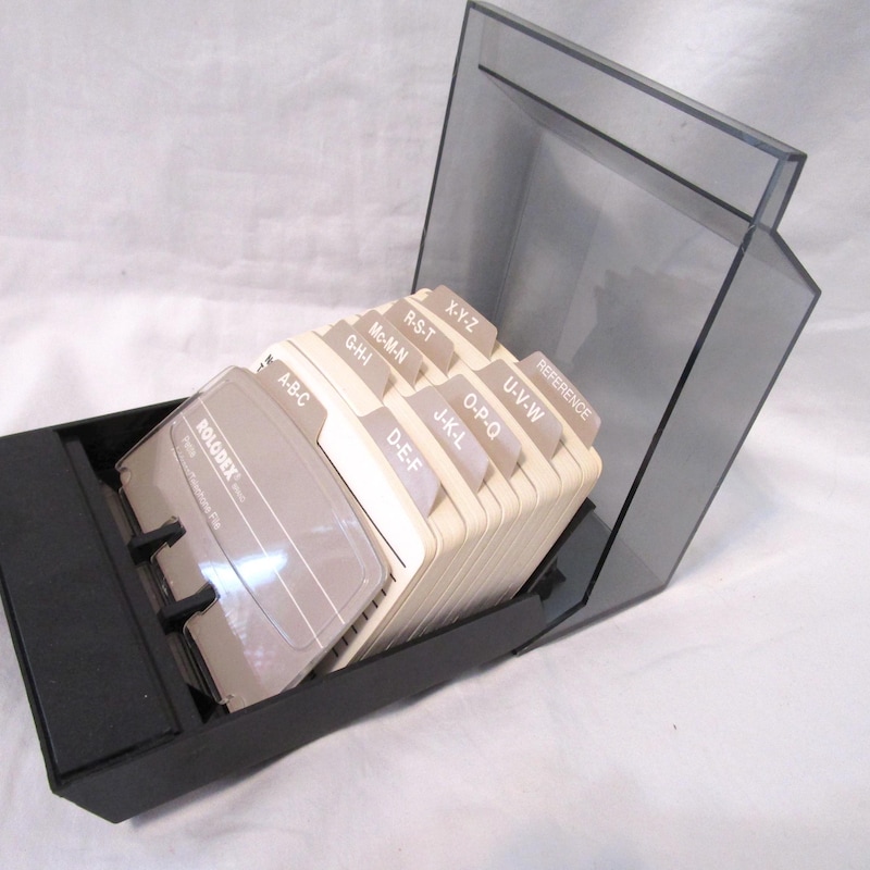 Rolodex Card Holder - Etsy